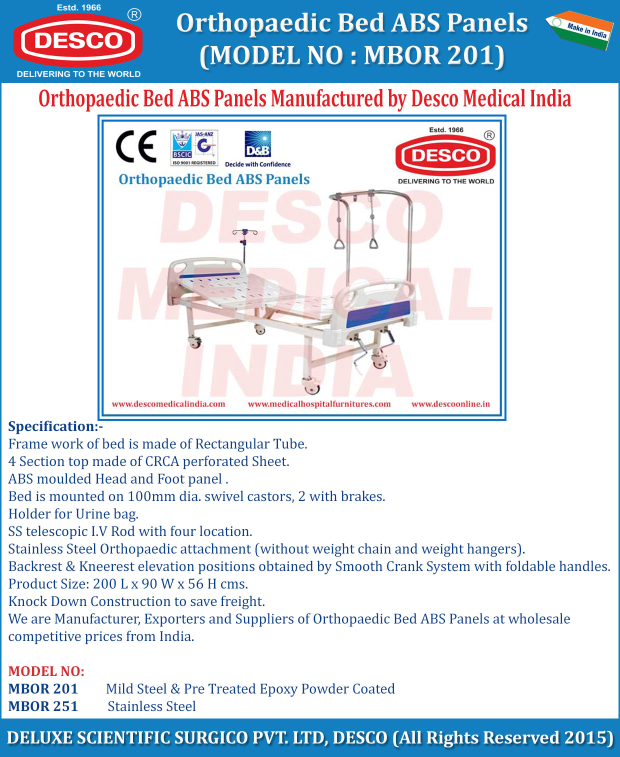 Medical Othopaedic Bed ABS Panels - Suppliers, Manufacturers ...
