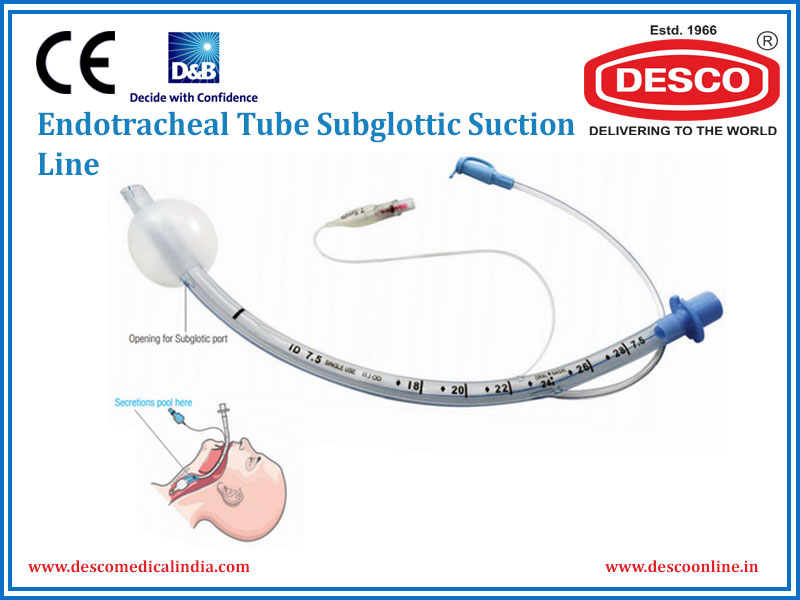 Endotracheal Tube Subglottic Suction Line Manufacturer In Delhi India
